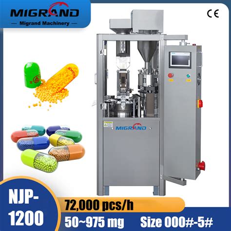Automatic Soft Hard Capsule Encapsulator Filler Size 0 1 Powder