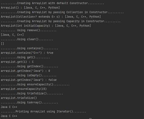 Arraylist In Java In Java Standard Arrays Are Of Fixed By