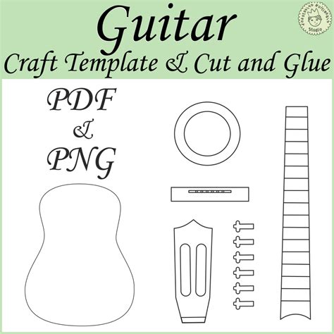 Printable Guitar Template