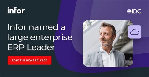 Thomas Reiske On Linkedin Idc Names Infor Leader In Saas And Cloud Enterprise Erp