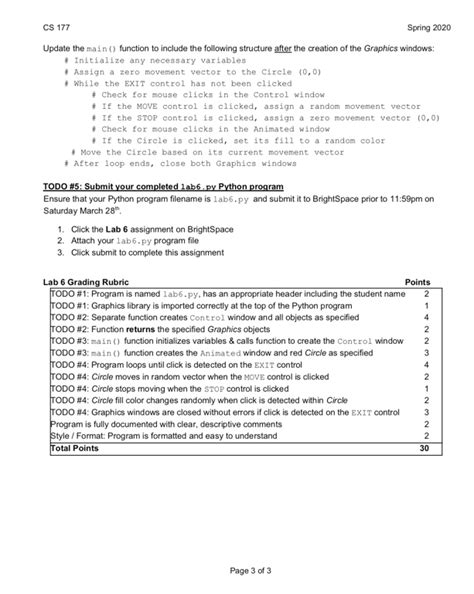 Cs 177 Spring 2020 Todo 2 Create The Control