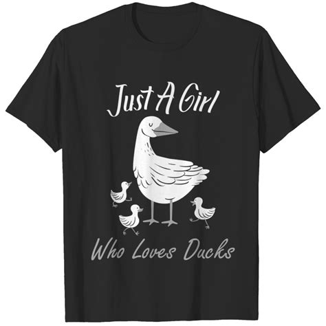 Duck Quack Funny Ducks Women Girls Cool Duck Lover Farm Bird 457 Duckie Ducks T Shirts Sold By