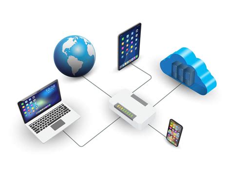 Cloud Computing Concept Global Networking 3d 58756936 Vector Art At