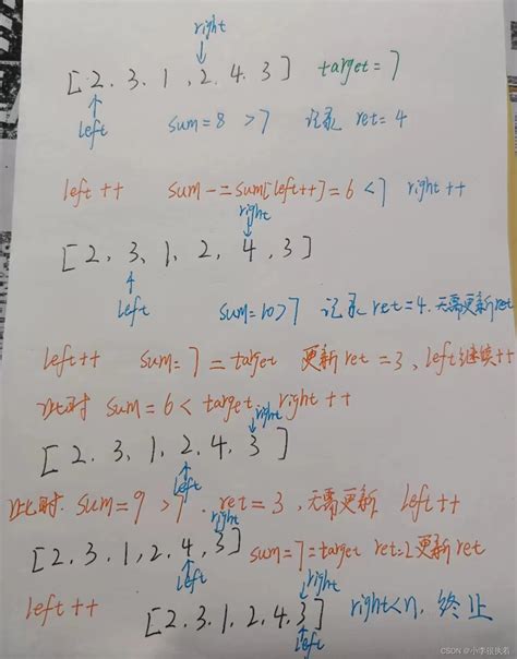 优选算法 滑动窗 长度最小的子数组