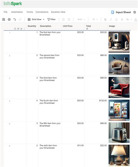advanced document generator smartsheet