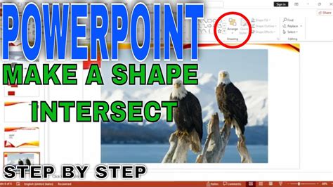 How To Make A Shape Intersect In Powerpoint 🔴 Youtube