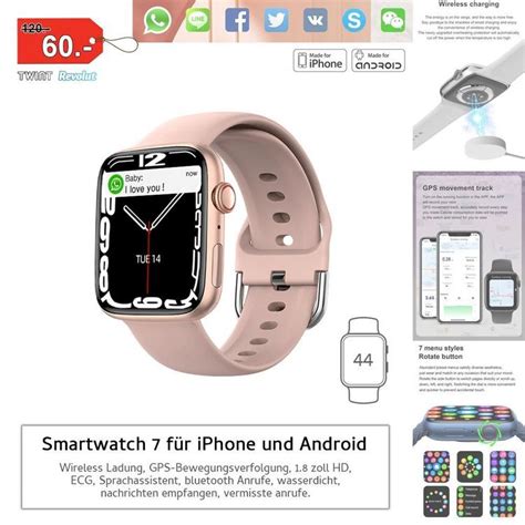 Watch 7 Für Apple Smartwatch Android 44 Neu Und Originalverpackt In Chiasso Für Chf 60 Mit