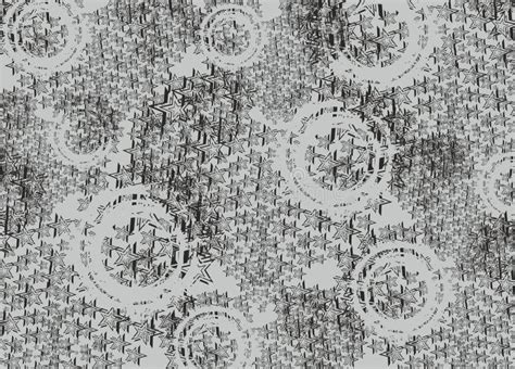 Gray Background With Asterisks Pattern For Textiles Or Fabrics Stock