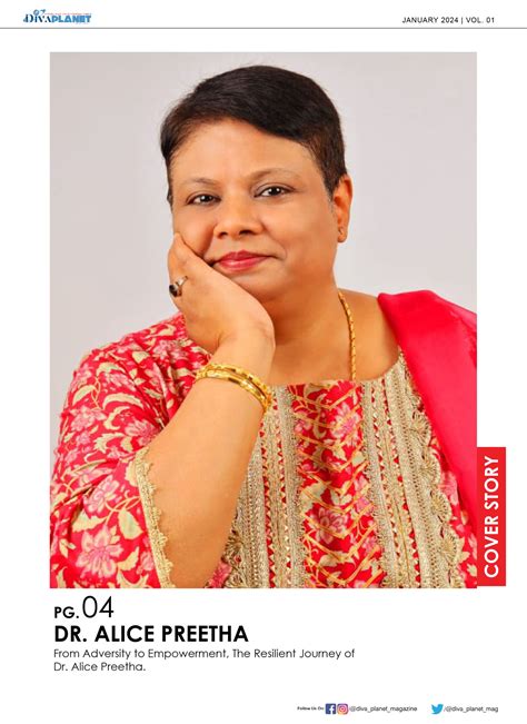 Dr Alice Preetha A Resilient Journey From Breast Cancer Survivor To Empowerment Leader
