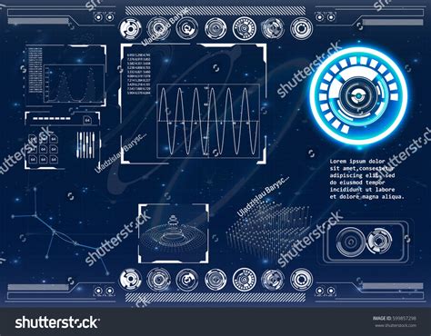 Futuristic Modern Hud User Interface Future Stock Vector Royalty Free 599857298 Shutterstock