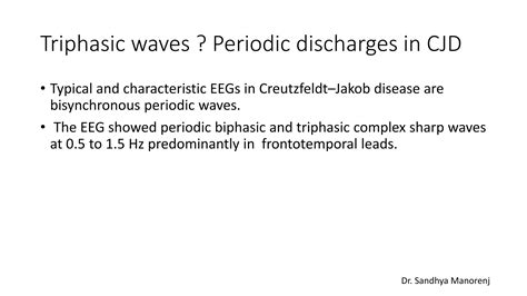 Triphasic Waves In Eeg Pptx