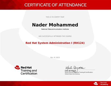 Excited To Share That I Have Completed The Redhat Linux Administration