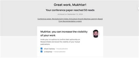 My Paper On Crop Recommendation System Mukhtar Ul Islam Posted On The