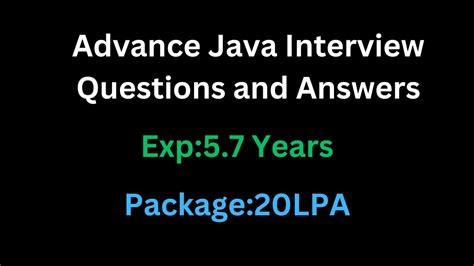 Advanced Java Interview Questions And Answers For Experienced Microservices Spring Boot