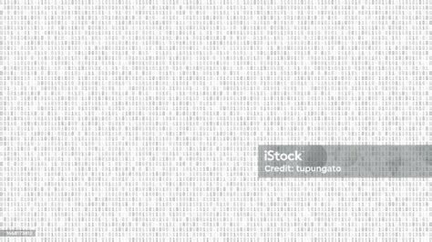 vector binary code grey texture stock illustration download image now