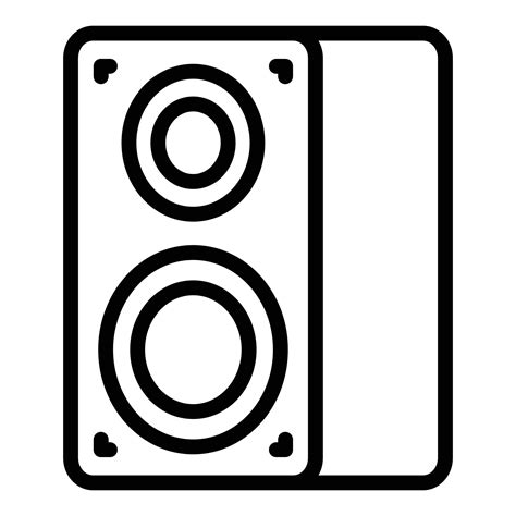 Online Speaker Icon Outline Vector Computer Shop 15085657 Vector Art