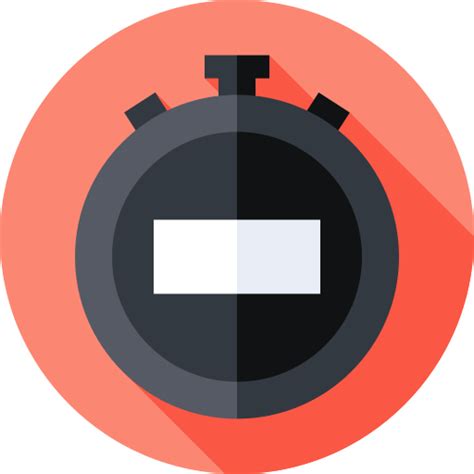 Chronometer Flat Circular Flat Icon
