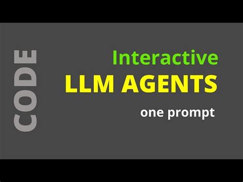 Free Video Llm Augmented Autonomous Agents Achieving Goals With One Prompt Without Langchain