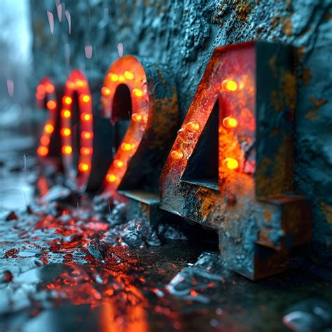 Premium Photo Happy New Year 2024 Ai Generated