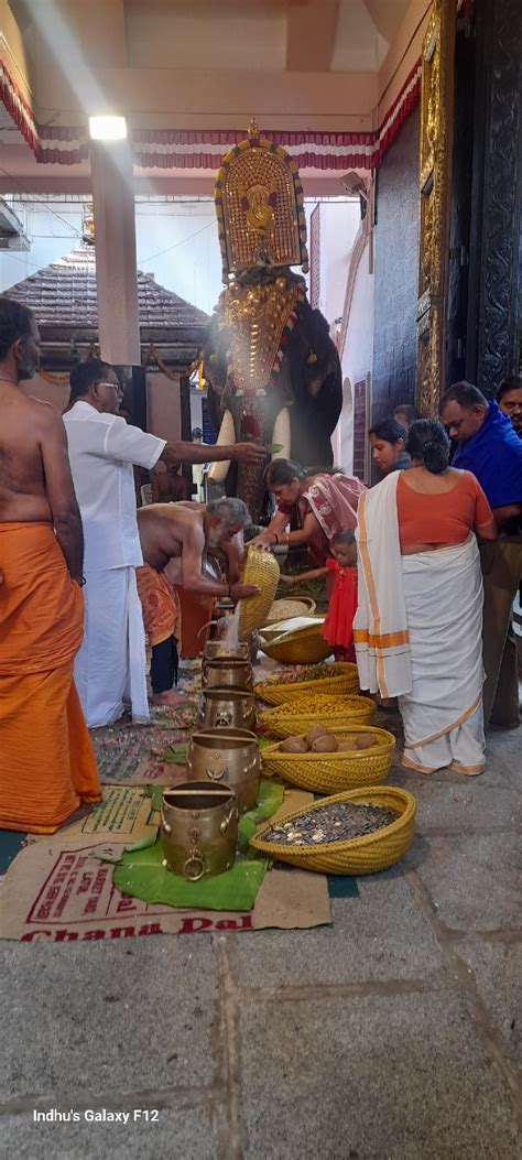 Pooja In Ayyappan Temple