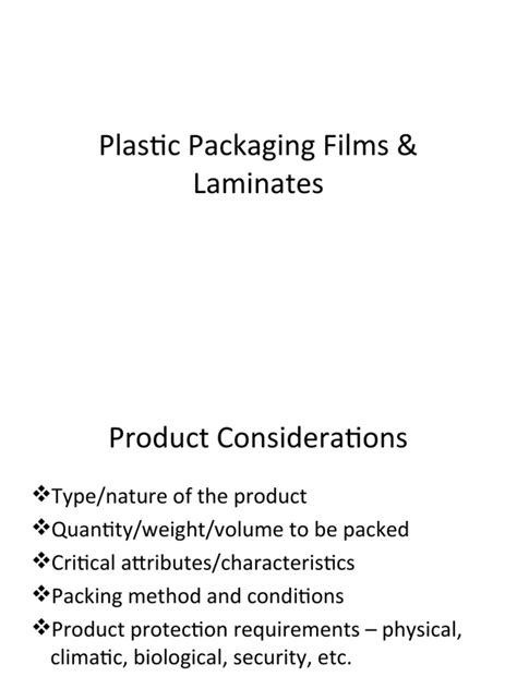 Plastic Packaging Films And Laminates Pdf