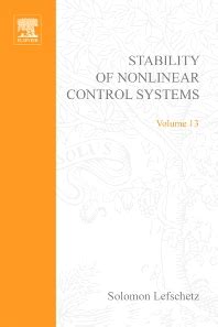 Stability Of Nonlinear Control Systems Volume St Edition