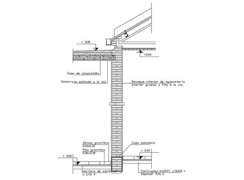 Connection Metallic Roof And Slab Cad Structure Details Dwg File Cadbull