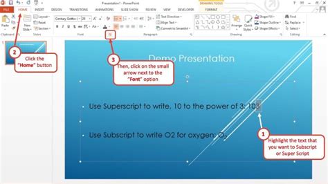 how to add superscript in powerpoint shortcut ninjakurt