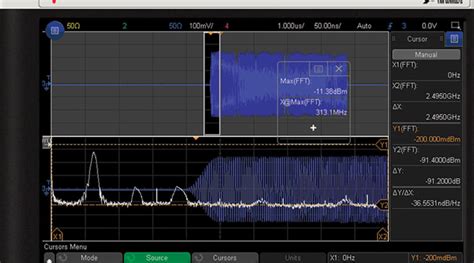 Scope Fft And Waveform Math Functions Take On Rf Measurements