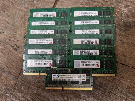 Ram 4gb So Dimm Ddr3 1333mhz Různé Modely Operační Paměť Aukro