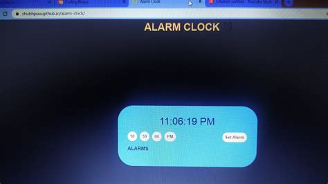 How To Create An Alarm Clock Use Only Vanilla Javascript No Libraries