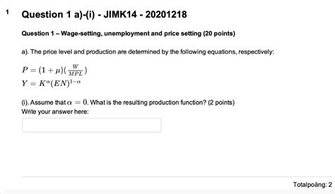 solved 1 question 1 a i jimk14 20201218 question 1