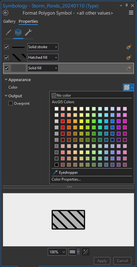 Control Symbology Transparency Separate From Color Esri Community