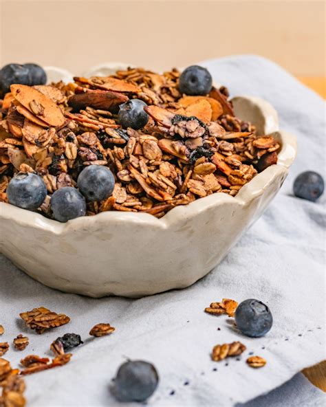 Blueberry Almond Granola Worthington Eats