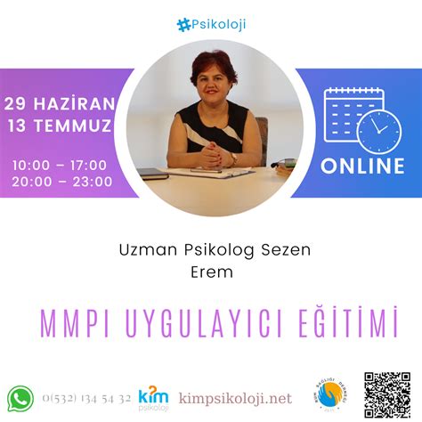 Mmpi Uygulayici EĞİtİmİ Kim Psikoloji