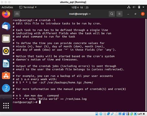 Linux 우분투 크론탭 명령어 사용하기 Ubuntu Crontab Command — 과거의 나를 위해