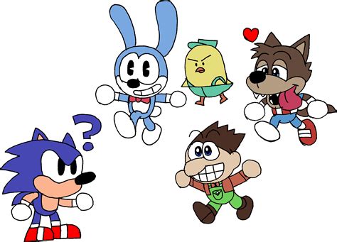 Sonic And His Prototypes By Toontrev On Deviantart