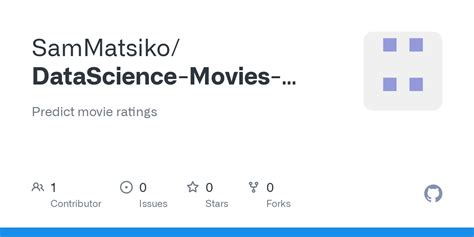 Github Sammatsiko Datascience Movies Project Predict Movie Ratings