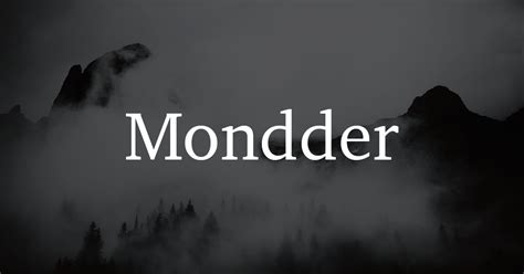 Mondderweb