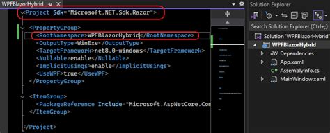 Let S Create Wpf Blazor Hybrid App