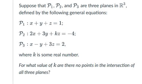 Solved Suppose That P1 P2 And P3 Are Three Planes In R3 Chegg Com