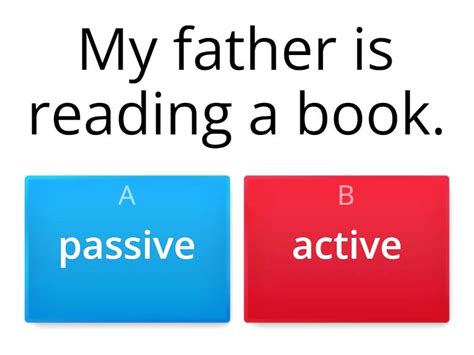 Passive Or Active Voice Cuestionario