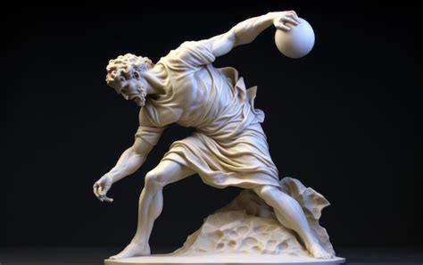 Premium Ai Image Myron Discobolus Sculpture The Discobolus Thrower