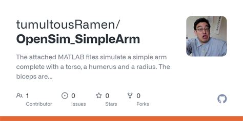 github tumultousramen opensim simplearm the attached matlab files simulate a simple arm