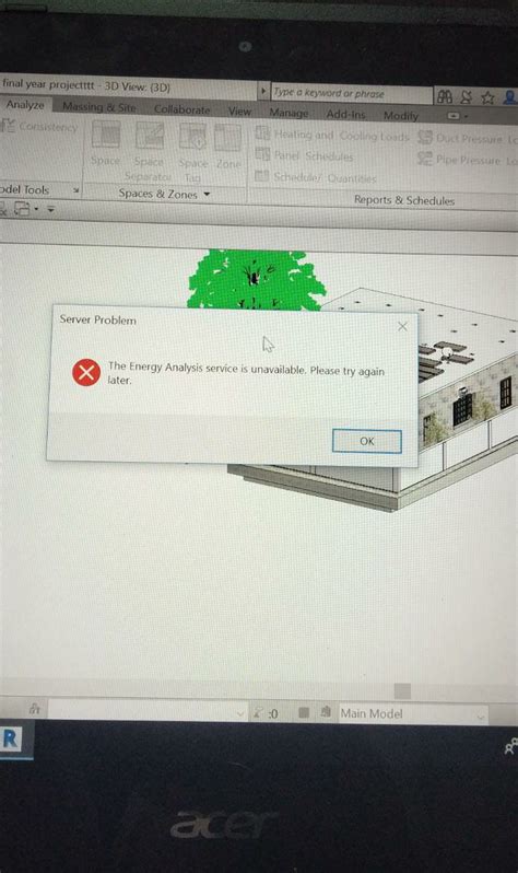 Energy Analysis Service Unavailable Autodesk Community
