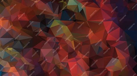 Premium Vector Abstract Polygon Background Design Geometric Origami Style With Gradient