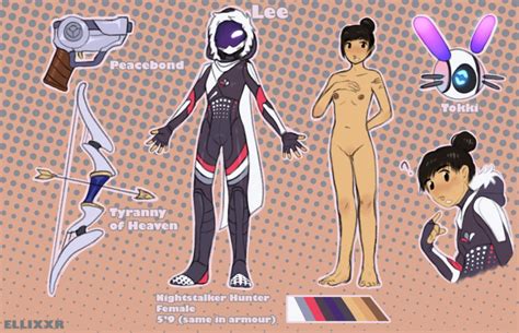 Rule 34 1girls Bow Weapon Breasts Bungie Character Sheet Clothed