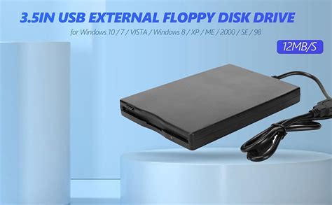 Floppy Disk Reader Portable Floppy Drive Inches Ultra Thin USB Floppy Disk Reader Mbps