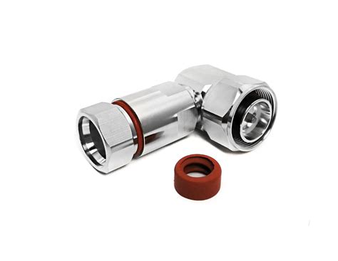 Rf 커넥터 4 3 10 타입 수컷 핀 Ra 90도 엘보 클램프 1 2 초 유연 Rf 동축 케이블 플러그용 China Rf 커넥터 4 3 10 타입 수컷 핀 Ra 90도