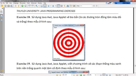 Vẽ Các Hình Tròn Có Cùng 1 Tâm Trong Java Programming Dạy Nhau Học